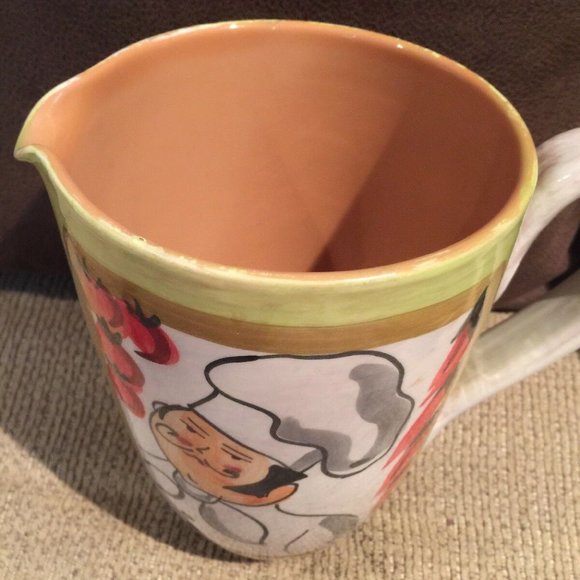 Kitchen | Chef Pitcher With Tomatoes Red Chili Peppers | Poshmark